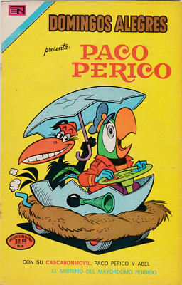 DOMINGOS ALEGRES 1037 PACO PERICO ABRIL 1974 NOVARO MEXICAN COMIC | eBay
