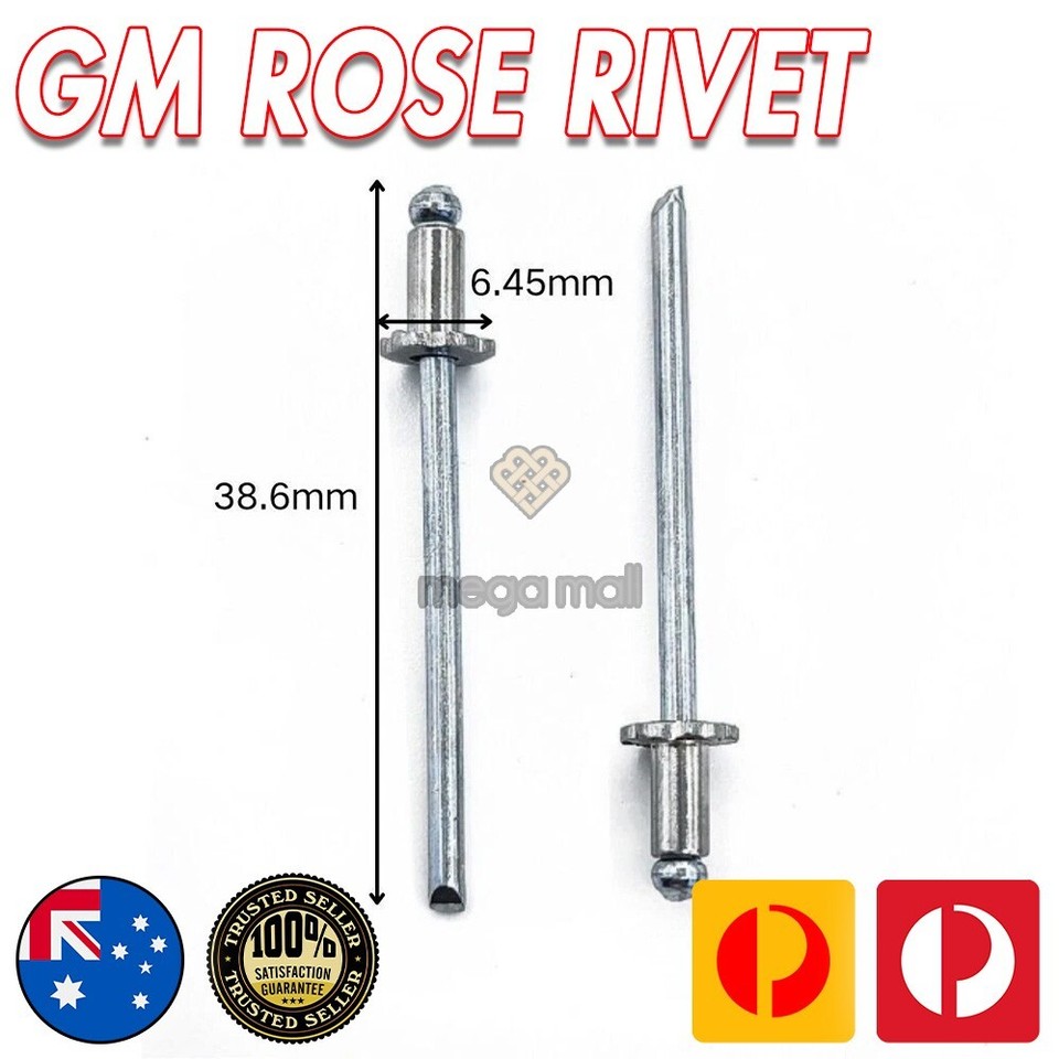 For HOLDEN GM Data Plate rivets - Stainless Steel | eBay