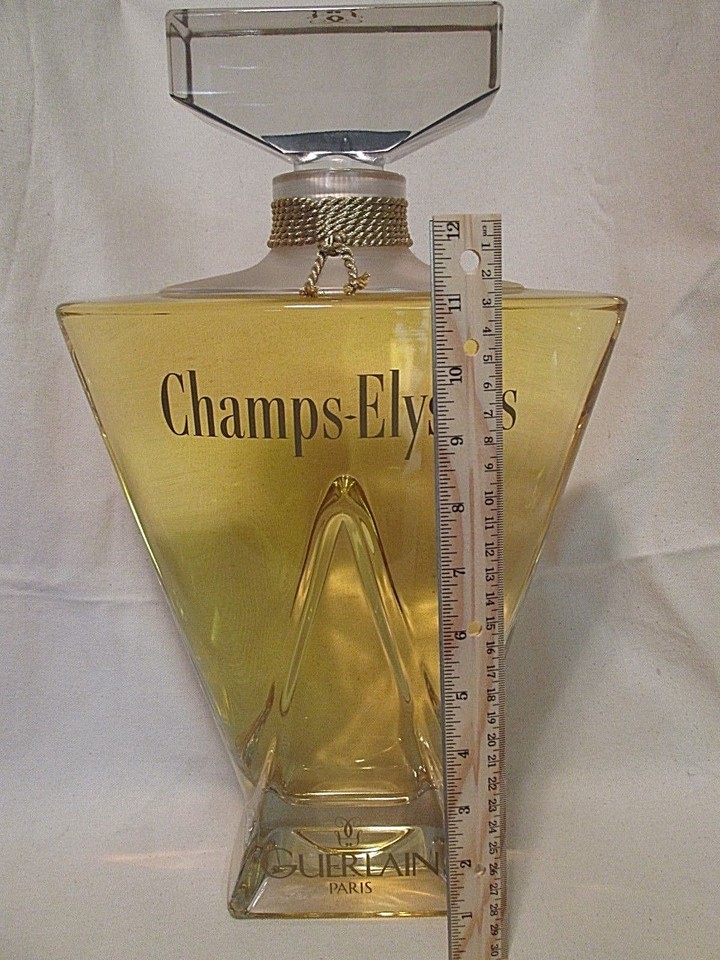 Champs Elysees Guerlain Giant Glass Perfume Bottle DISPLAY FACTICE ...
