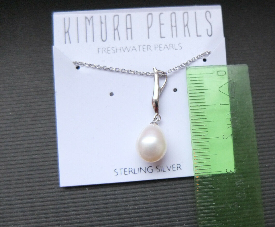KIMURA PEARLS Fabulous Chain With Large Pearl & Silver Necklace Trailer ...