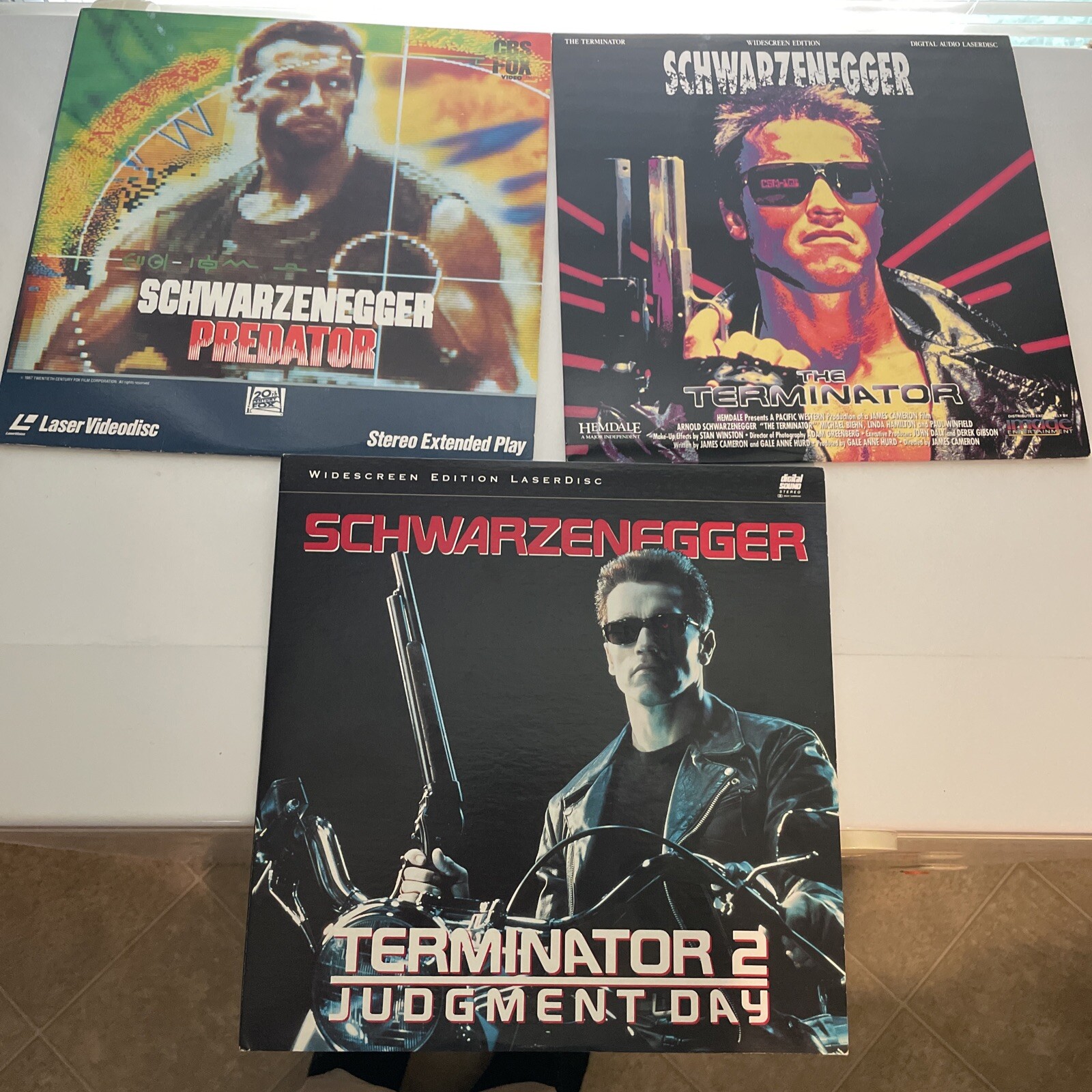 ARNOLD SCHWARZENEGGER PREDATOR, TERMINATOR & T2 laserdisc Lot Of 3 | eBay