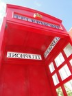 English Telephone Phone Booth - British Call Box Vintage Style Red ...