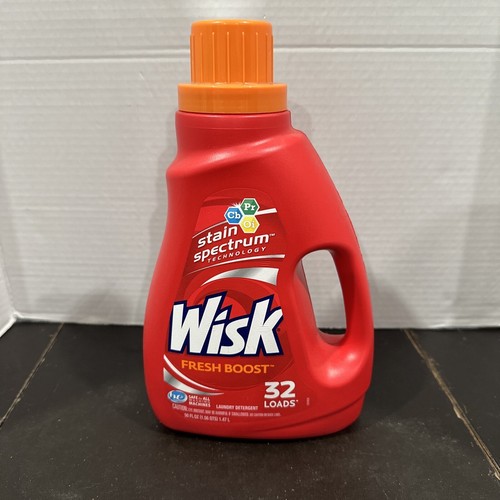Wisk Deep Clean Fresh Boost HE 32 Loads Micro-Cleaners 50 oz ...