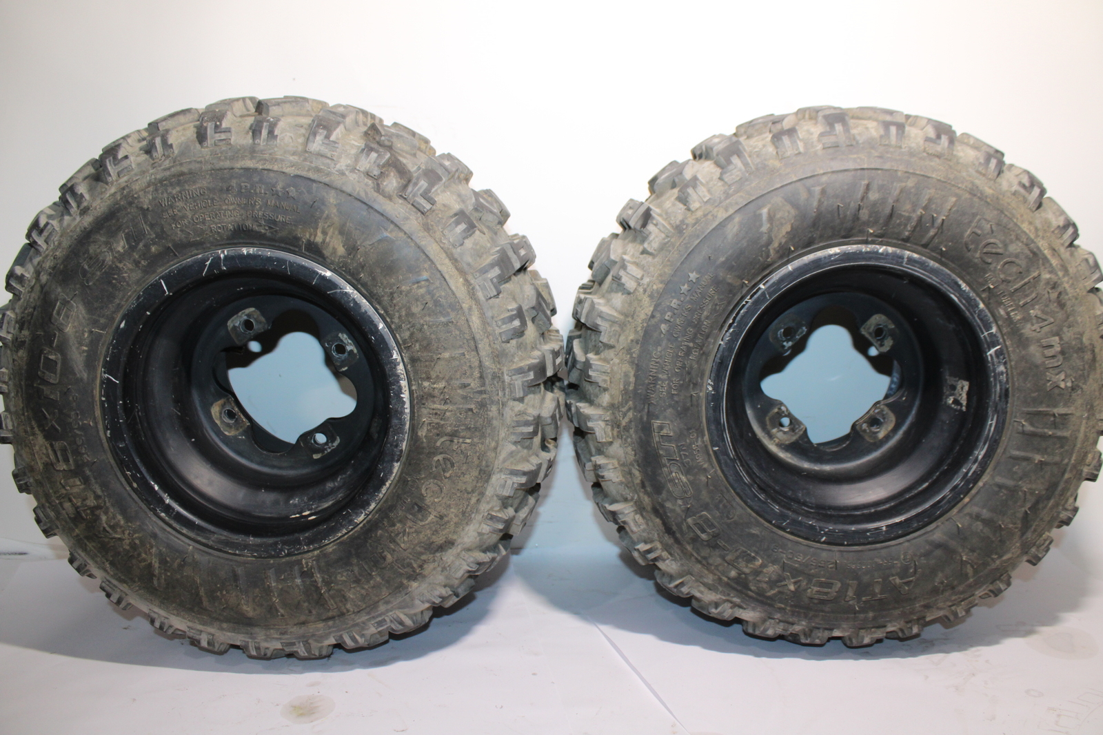 2004-2014 Honda Trx450er Trx450r Rear Back Wheels Rims W Tires DWT | eBay