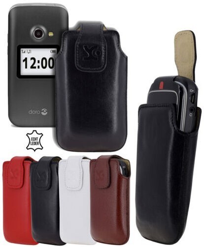 Suncase leather case mobile phone case leather pouch cover for Olympia ...