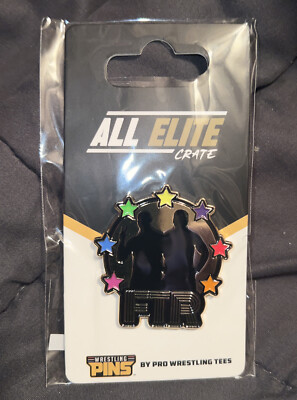 All Elite Crate FTR Pin October 2022 7 Star FTR Aew Crate | eBay