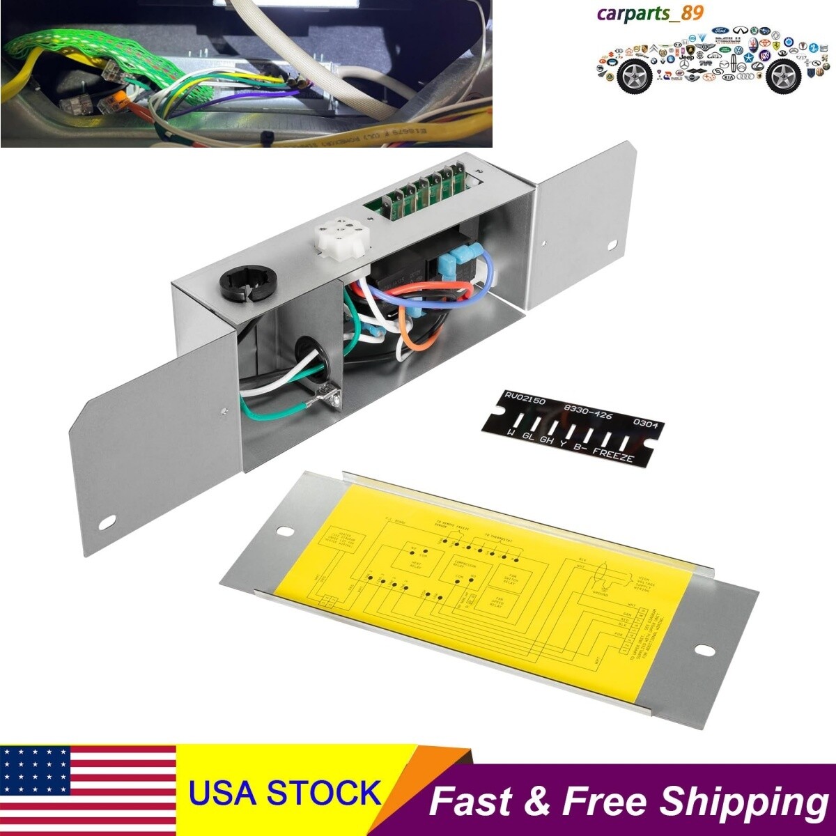 9330C755 Box A/C Control Assembly Kit for Coleman Mach 15 RV Air ...