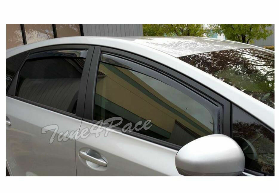 For 11-18 Toyota Prius V Side Rain Guards In-Channel Deflectors Window ...