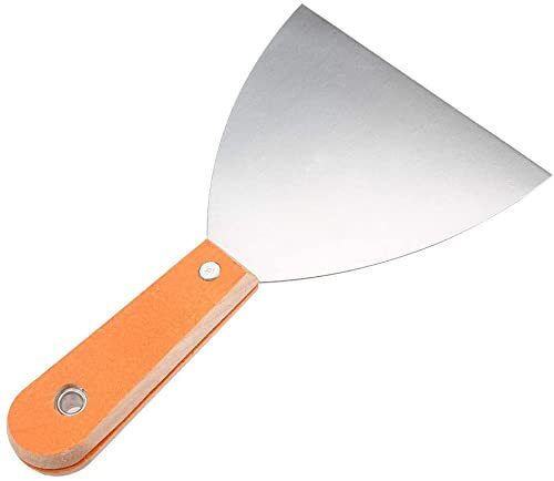XYWHPGV Putty Scraper 5inch Carbon Steel Putty Knife with Wooden Handle ...