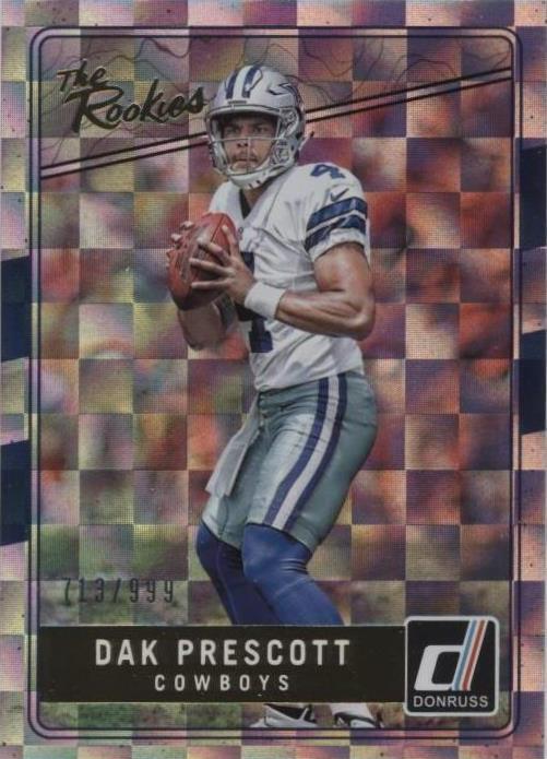 2016 Donruss - The Rookies Dak Prescott #7 /999 (RC) for sale online | eBay