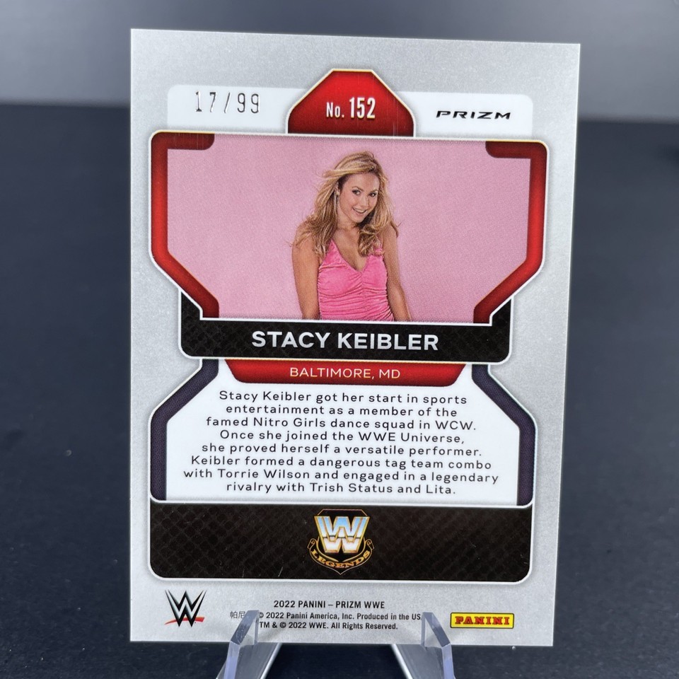 2022 Panini Prizm WWE - Stacy Keibler #152 Orange Prizm #17/99 M/NM | eBay