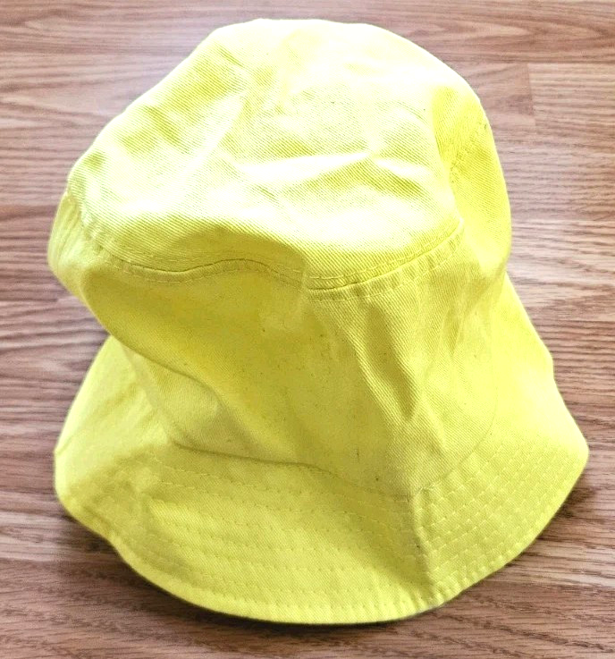 Funny Over It Rainbow Embroidery Yellow Bucket Hat | eBay