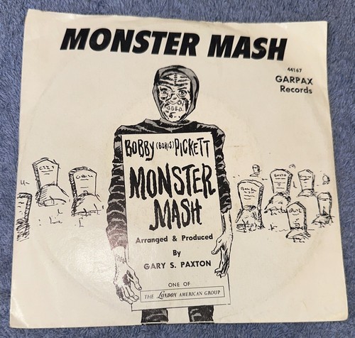 Bobby Boris Pickett And The Crypt Kickers "Monster Mash" 45 LP 1962 ...