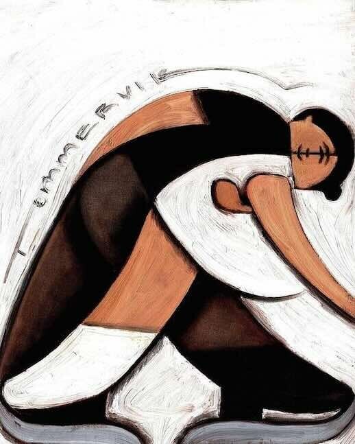 Ice Skating Wall Art Abstract Pair Skaters Wall Art Deco Figure Skating ...