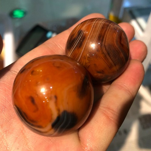 Natural banded Agate Quartz sphere Crystal ball Specimen electrical ...