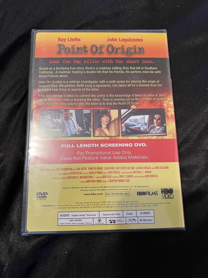 Point of Origin (DVD, 2002) screener copy New 883316441114| eBay