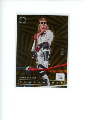 2024 PhotoGenic WWE Shawn Michaels #161 WWE Legends Wedges Parallel 47/ ...