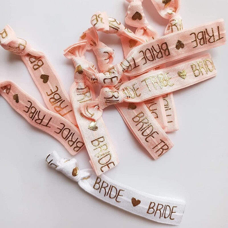 11pcs Team Bride Bracelets Elastic Wristband for Wedding Party Bridal ...