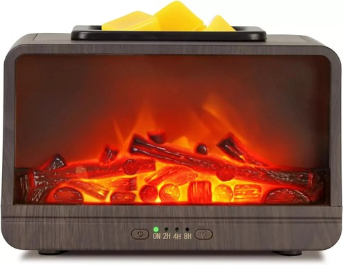 Wax Melt Warmer Electric Melter Electric Flame Fireplace Wax Burner Wax ...