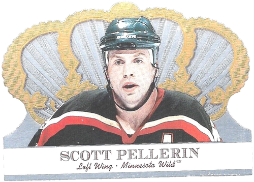2000-01 Pacific Crown Royale Scott Pellerin 54 Minnesota Wild Die Cut ...