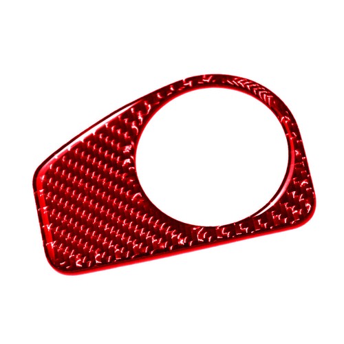 Red Carbon Fiber Headlight Switch Cover Trim for Volkswagen Golf 2014 ...