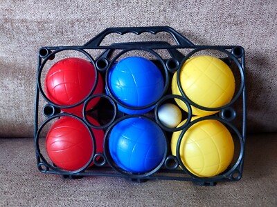 7 Plastic French Boules Balls Petanque Garden Party Outdoor Game Toy ...