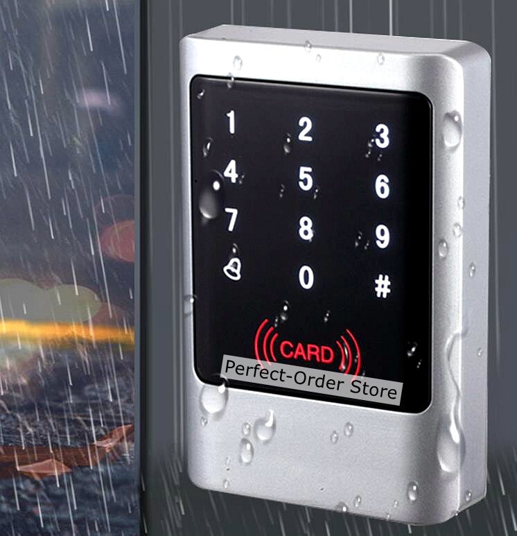 US IP68 Waterproof RFID Card Door Access Control + Drop Bolt Lock ...