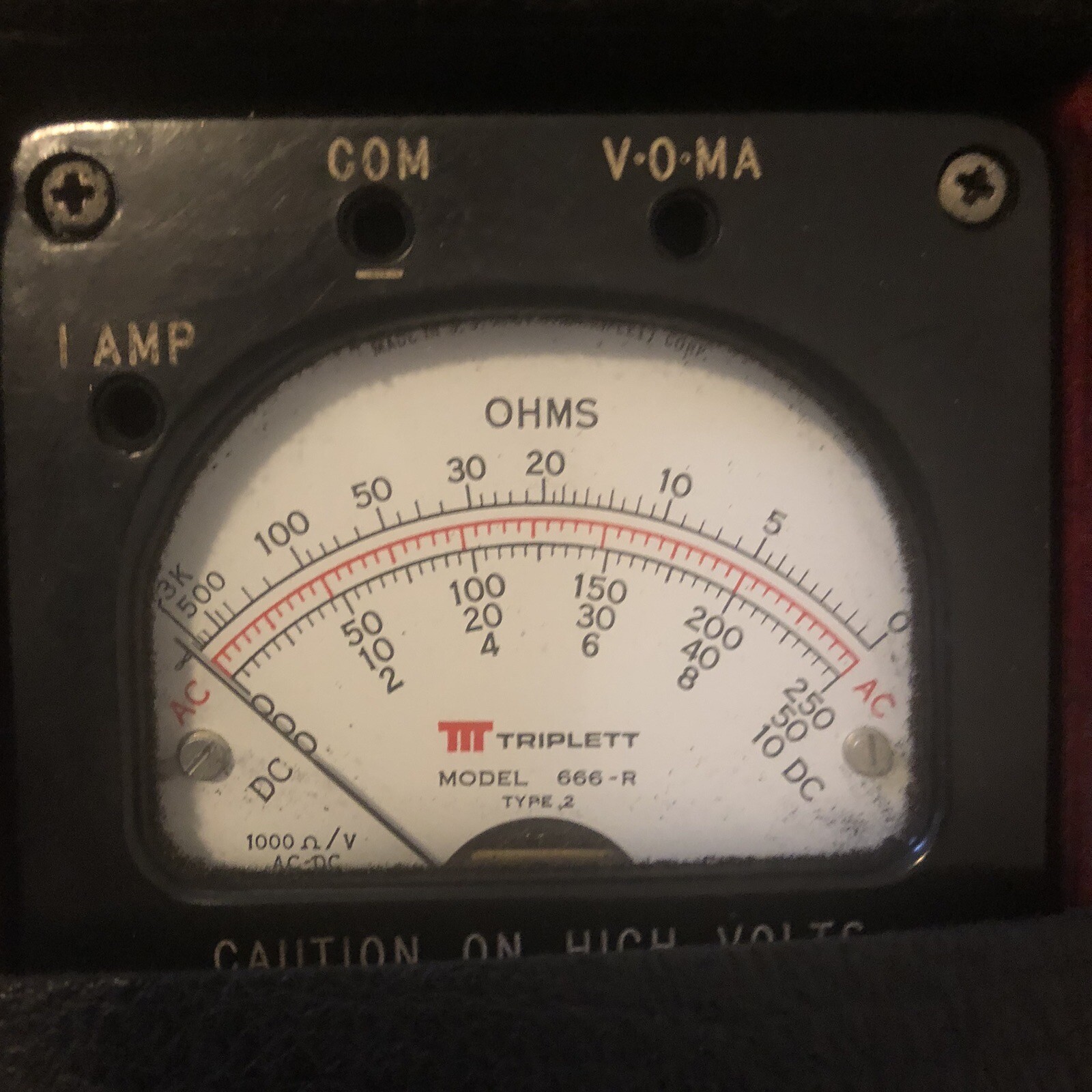 Triplet+Model+666-R+Volt+Meter+Ammeter+Ohmmeter+Vintage+-+Swanky+Barn ...
