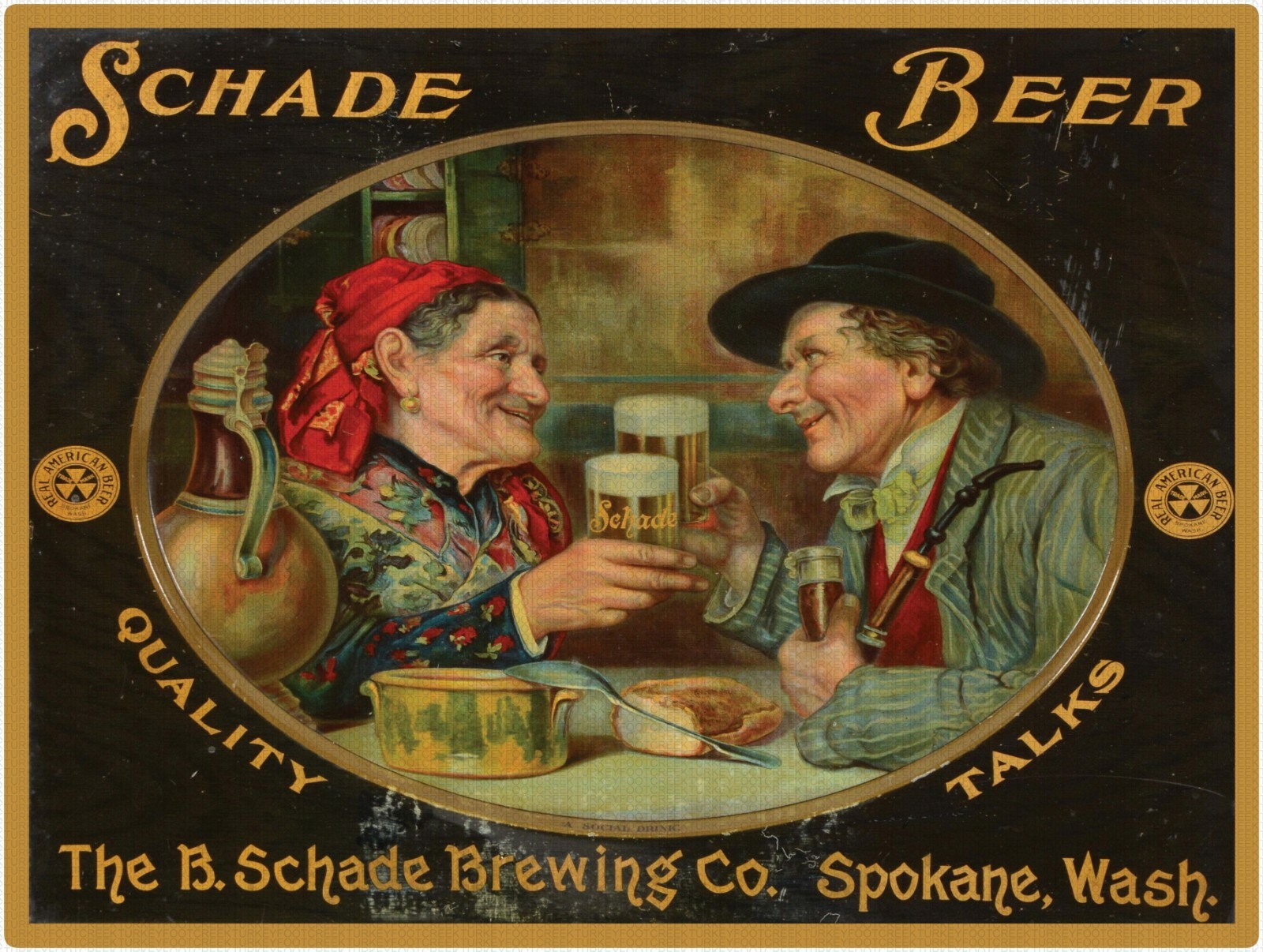 Schade Beer 12" x 16" Metal Sign | eBay