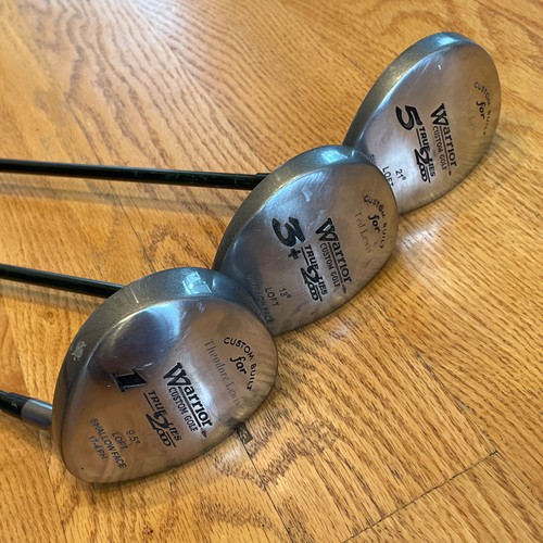 Warrior Custom Golf Set 3 Golf Clubs True Lies 2000 Woods 1 3+ & 5 ...
