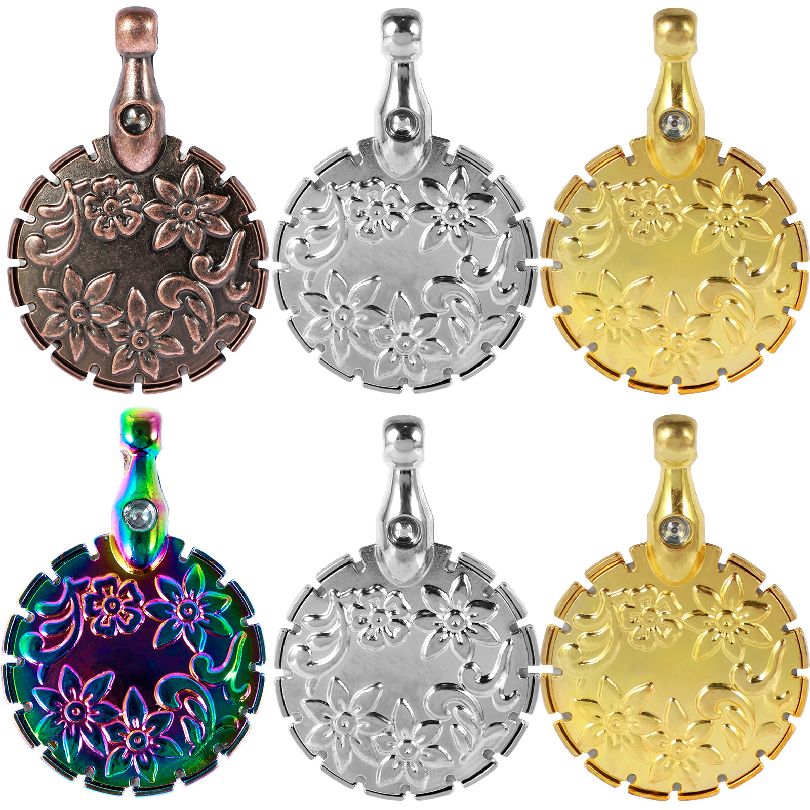 6Pcs Thread Cutter for Quilting Sewing Metal Yarn Cutter Pendant ...