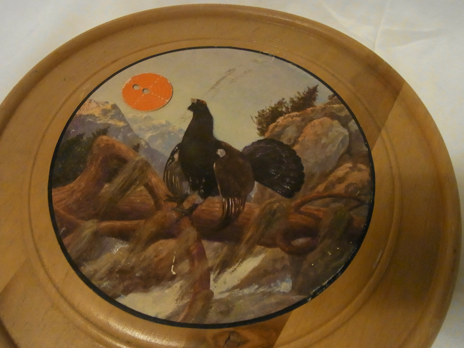 Wood Grouse Hunt Target Wood Rifle Club Vintage German #UEB12 | eBay