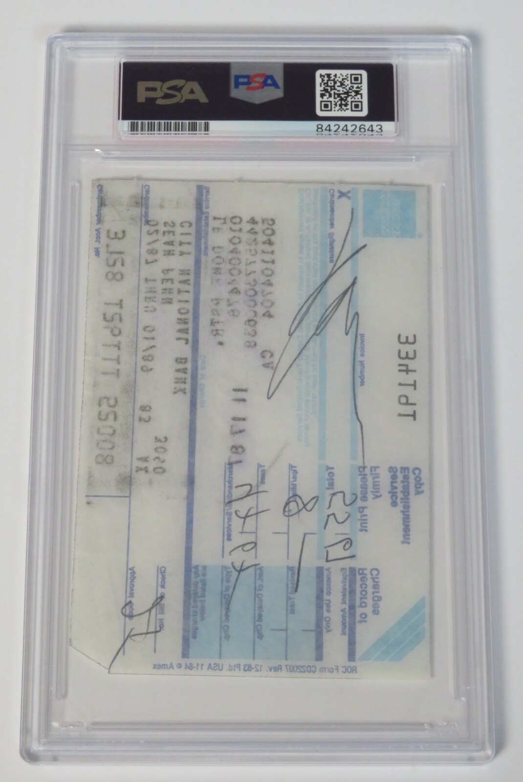 SEAN PENN Signed Autograph Auto Receipt PSA/DNA Slab Encapsulated | eBay