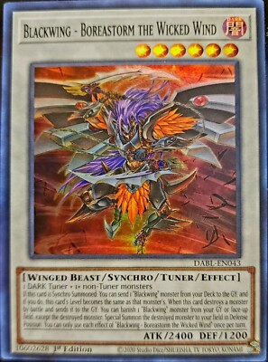 Blackwing - Boreastorm the Wicked Wind DABL-EN043 | eBay