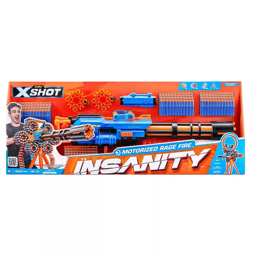 Zuru XShot Insanity Motorised Rage Fire 300 Darts | eBay Australia