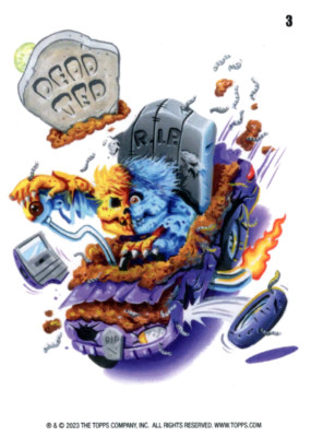 2023 GARBAGE PAIL KIDS KRASHERS GPK BASE DEAD TED 3 NM | eBay