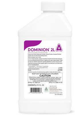 4 Bottles DOMINION 2L Termiticide Insecticide Termite Pest Control Non ...