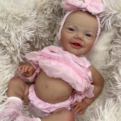 20" Full Body Reborn Baby Girl Doll Newborn Lifelike 3D Skin Hand Draw ...