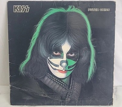 KISS PETER CRISS Solo Album 1985 COVER ONLY POLYGRAM w/ UPC LP *NO ...