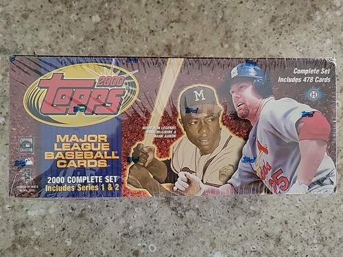 2000 TOPPS BASEBALL - MLB FACTORY SEALED SET / HOBBY (478) CARDS ! LQQK ...