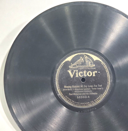 78 RPM Record 1923 Paul Whiteman 10 inch VICTOR 18960 Shellac VG ...