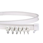 Bendable Flexible Tracks Plastic Metal Alloy Window Curtain Track | eBay