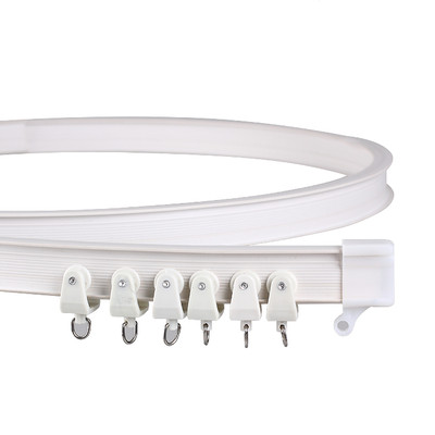 Bendable Flexible Tracks Plastic Metal Alloy Window Curtain Track | eBay