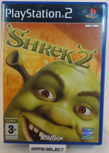 Shrek 2 Dreamworks sony PS2 PLAYSTATION Pal Eur Eng - Original Complete ...