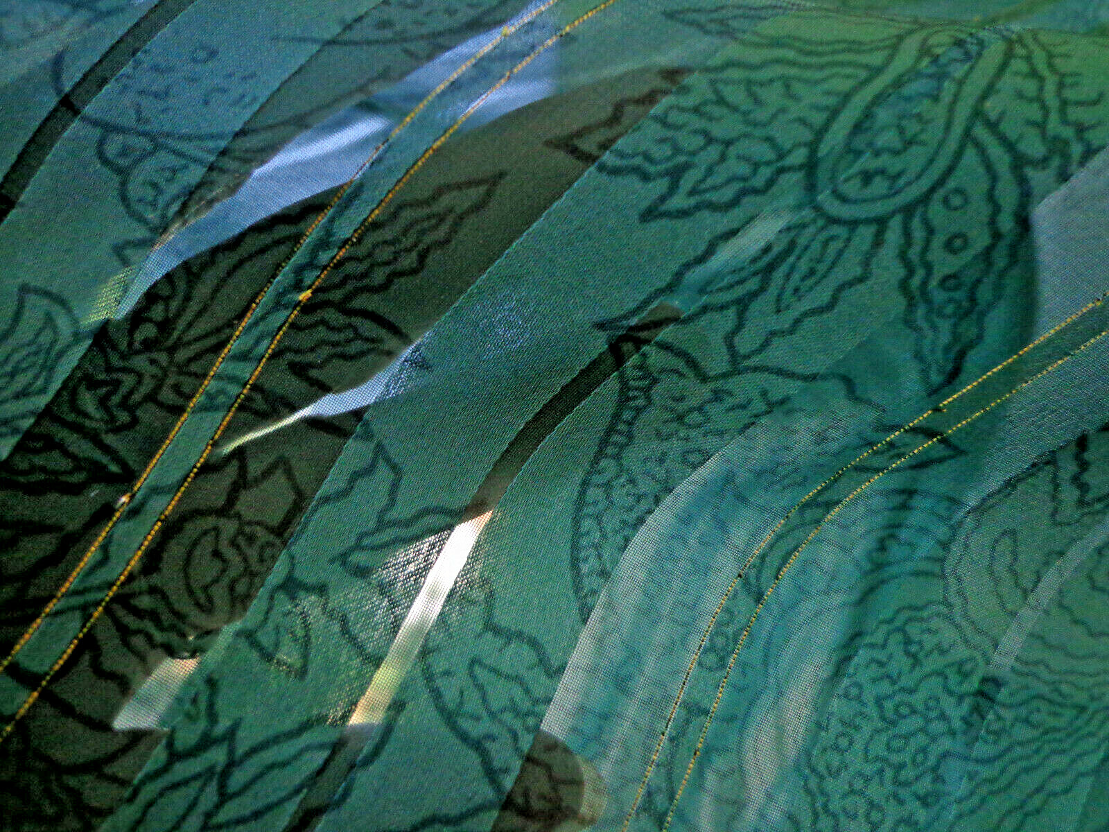 Vintage 80s Green Satin Russian Cossack Style Blouse … - Gem