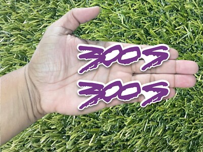 300 S Drip Car Emblem Badges Custom New Racing Aggressive Purple on ...