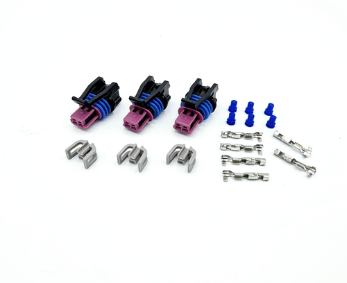 3x 2 Pin & 3 Pin Delphi GT150 Temperature Pressure Sensor Connector ...