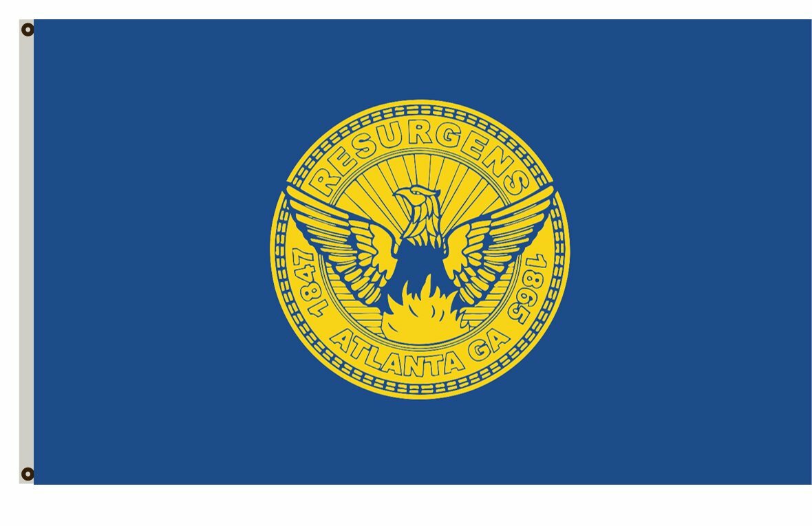 3x5 City of Atlanta Flag Banner Grommets 5x3 | eBay