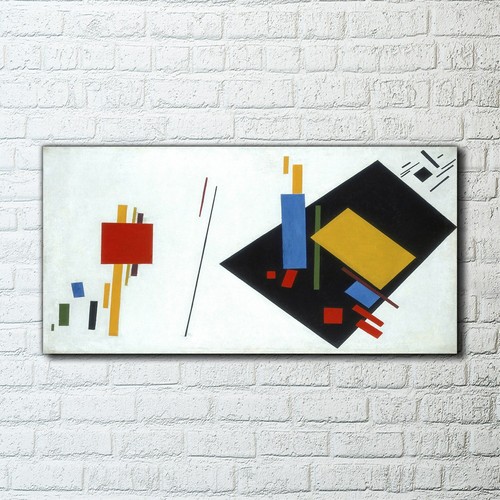 Canvas Wandbild Leinwand Bilder 100x50 Deko Suprematismus Kasimir ...