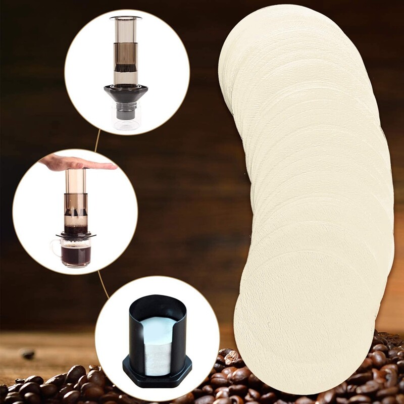 500 Pcs Replacement Filters Round Coffee Maker Filters Disposable for ...